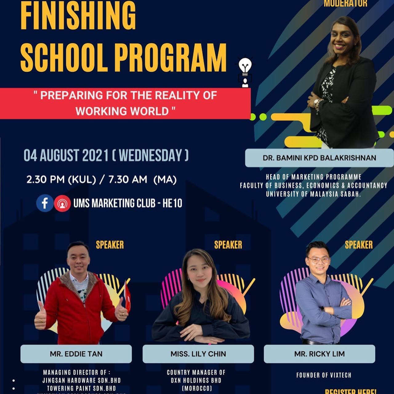 Vixtech bersama UMS HE10 dalam Program FINISHING SCHOOL PROGRAM ...